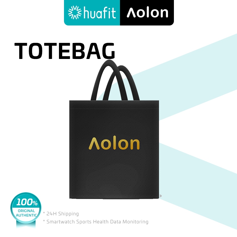 Jual Aolon Black Gold Tote Bag Smartwatch /Huafit Smartwatch/Jam Tangan ...