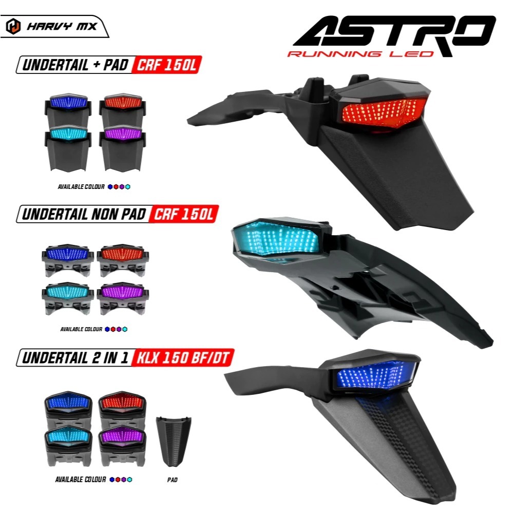 Jual Undertail Stoplamp HRV Spakbor Belakang Plus Led Astro CRF 150 ...