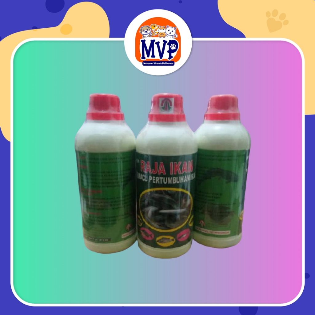 Jual Raja Ikan 500Ml - Pemacu Pertumbuhan Ikan - Mengandung Multivitamin Mineral Bakteri ...