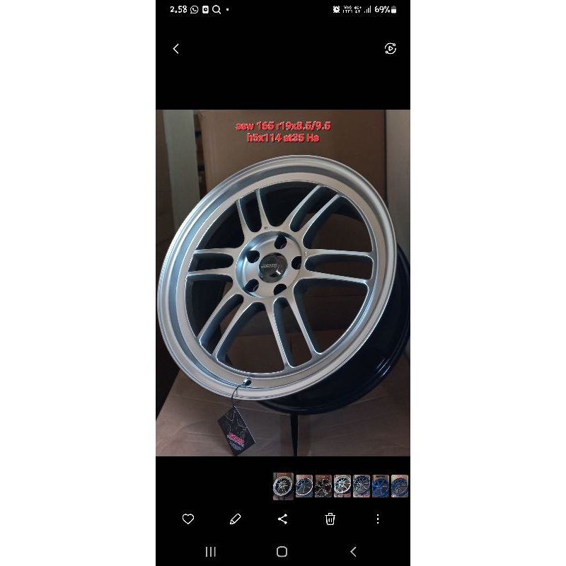Jual velg mobil enkei RPF ssw 19 | Shopee Indonesia