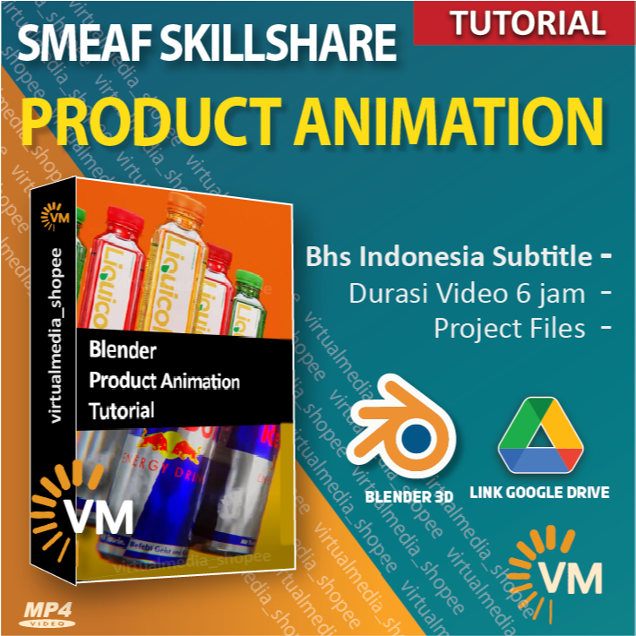 Jual TUTORIAL BLENDER PRODUCT ANIMATION SMEAF SKILLSHARE FOR BEGINNERS ...