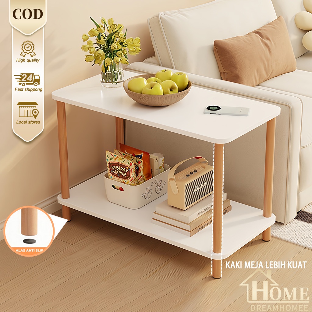 Jual COD Meja Tamu Kayu Susun Meja Penyimpanan Kayu Meja Samping ...