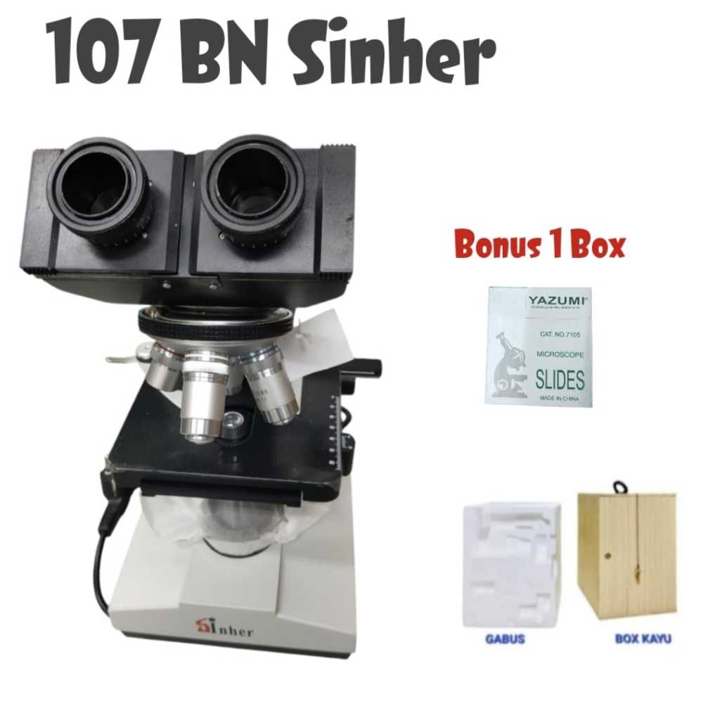 Jual Mikroskop XSZ 107BN Binokuler Microscope xsz 107 bn 1600x | Shopee ...
