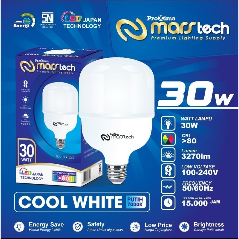 Jual READY STOCK!!! MARStech LED Kapsul/Tabung 30 Watt | Shopee Indonesia