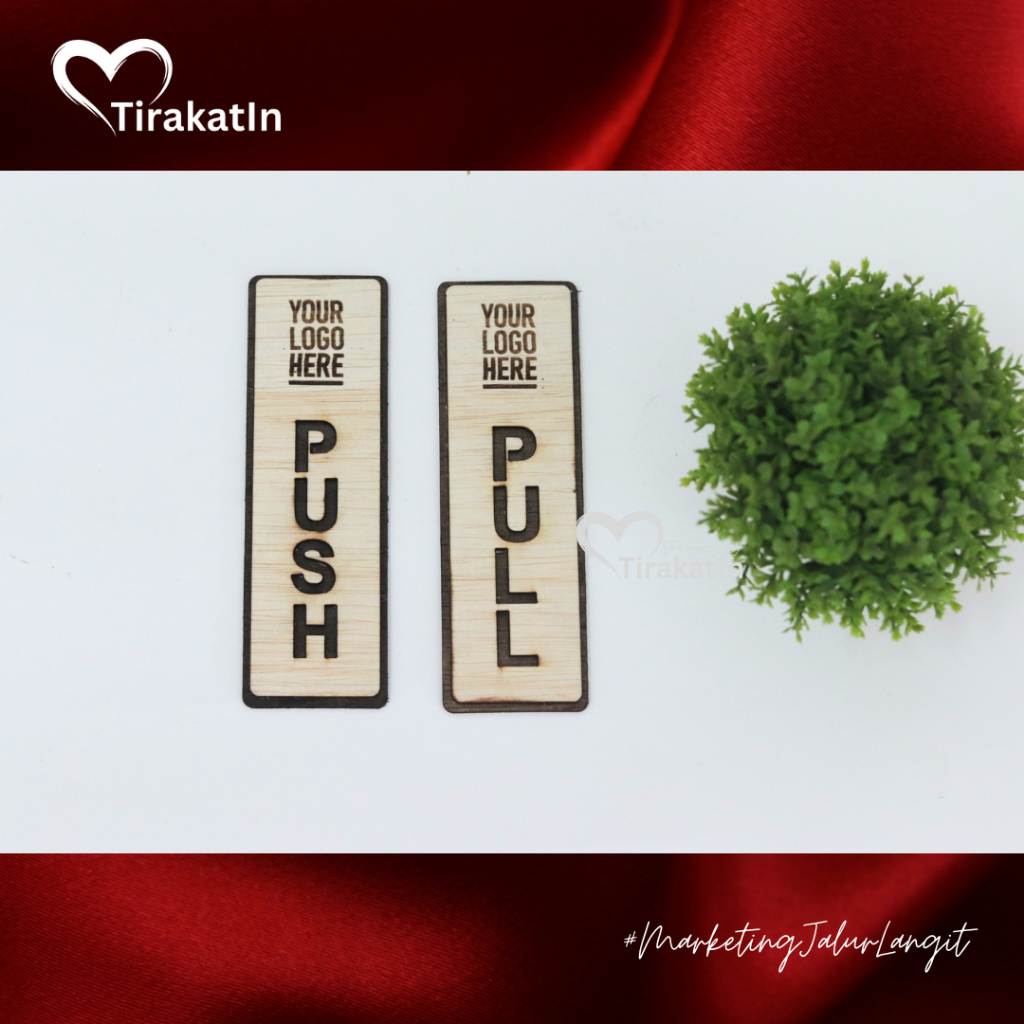 Jual TirakatIn - Signage Tarik Dorong Pintu | Papan Penanda Push Pull ...