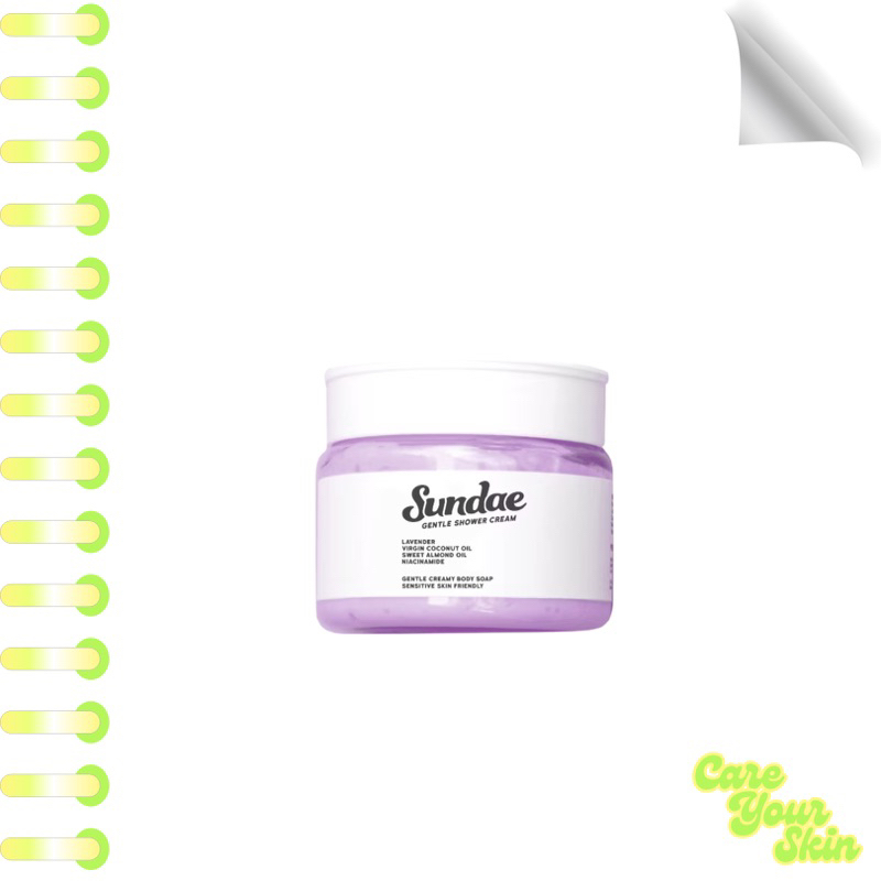 Jual SUNDAE Shower Cream Gentle Whipped Soap 100ml | Shopee Indonesia