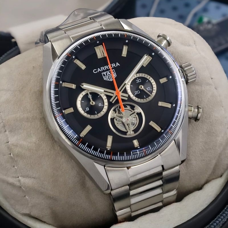 Jual JAM TANGAN PRIA TAG HEUER CARRERA PORSCHE CHAIN JAPAN QUARTZ SUPER ...