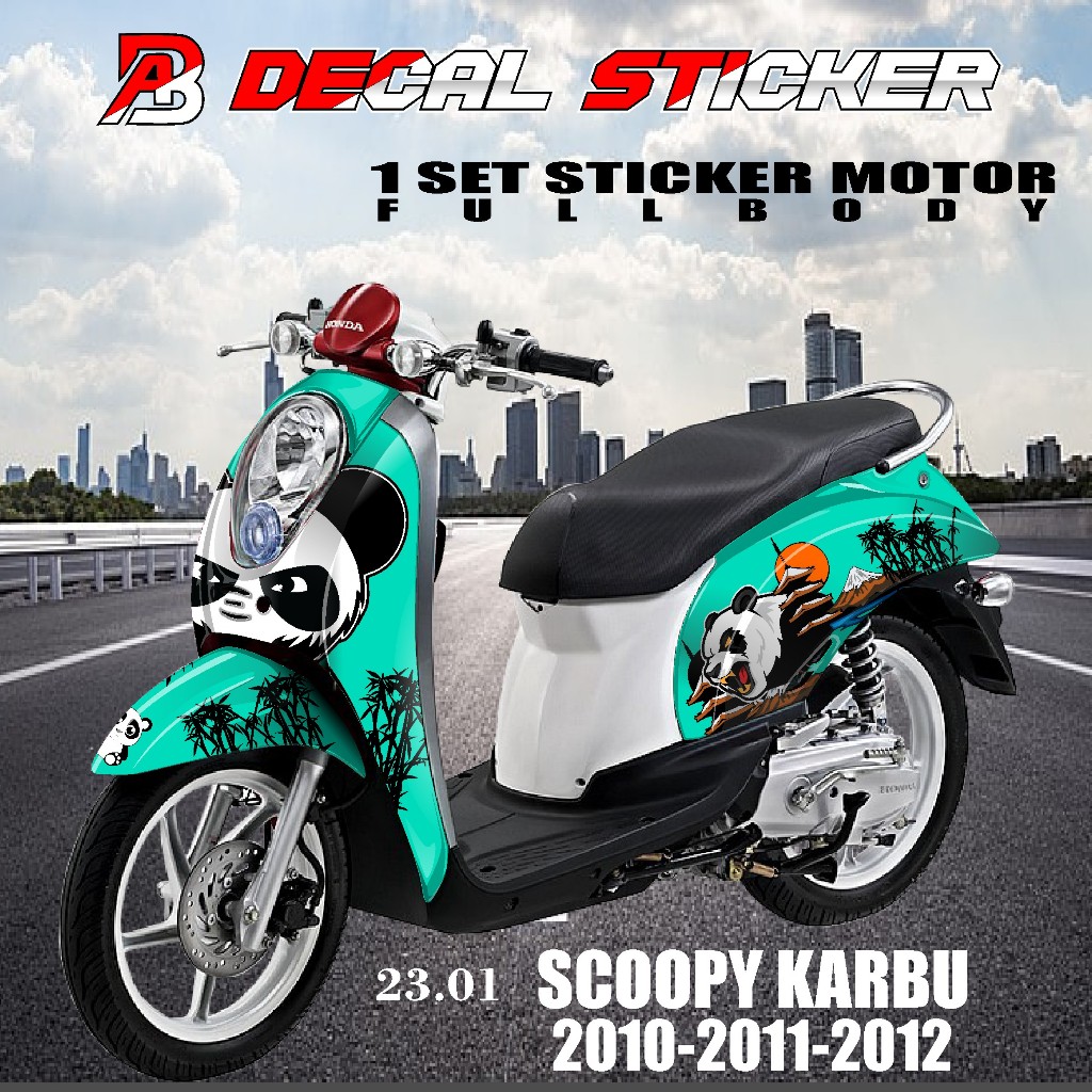 Jual ABI Sticker DECAL Stiker Striping scoopy SCOOPY KARBU TERBARU FULL ...
