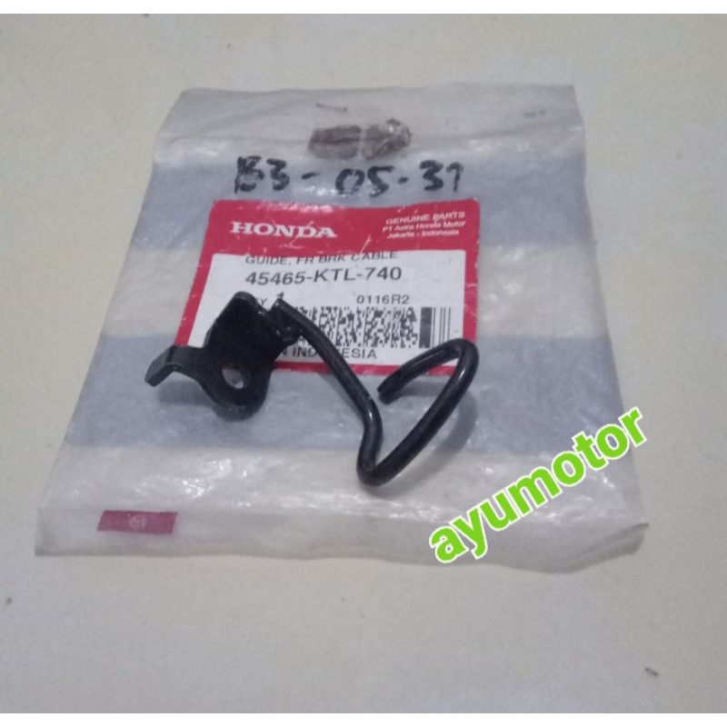 Jual bracket dudukan cable rem depan guide fr brake cable supra fit x ...