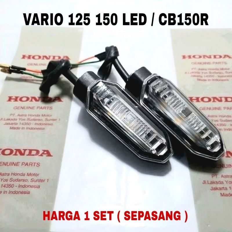 Jual ( 1 SET ) LAMPU SEN SEIN VARIO 125 150 LED / CBR150 CB150 R ...