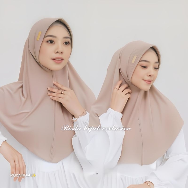 Jual HIJAB BERGO HAMIDAH INSTAN SIZE M LABEL BESI BY RISDA HIJAB (PREMIUM) | Shopee Indonesia
