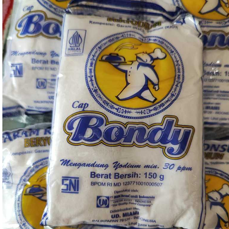 Jual Garam Dapur cap Bondy 150 gr | Shopee Indonesia