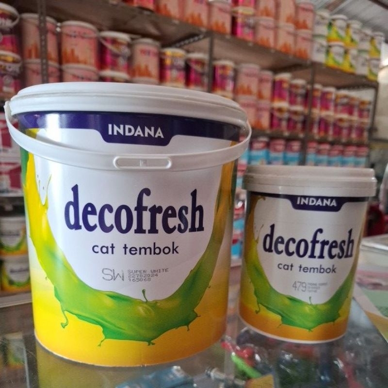Jual PROMO CAT 5KG TERMURAH | CAT TEMBOK DECOFRESH INTERIOR CAT TEMBOK ...