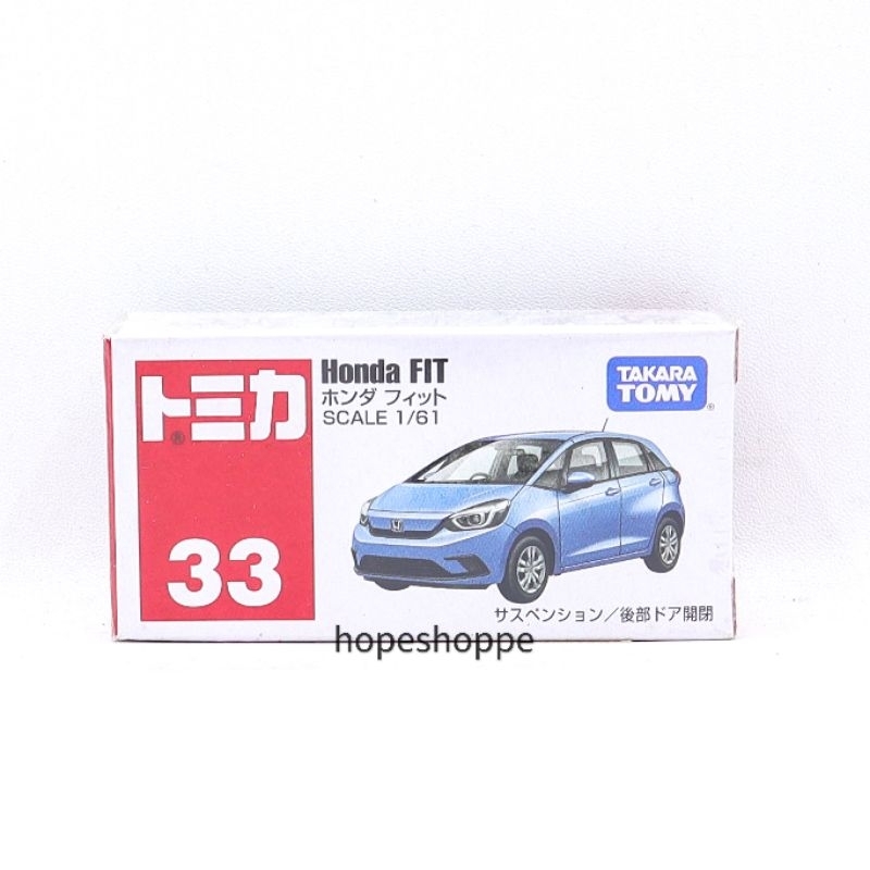 Jual Tomica Regular 33 Honda Fit Diecast Mobil Original Takara Tomy | Shopee Indonesia