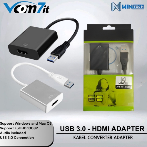 Jual Kabel Konverter USB 3.0 to HDMI Adapter Converter USB 3 to HDMI | Shopee Indonesia