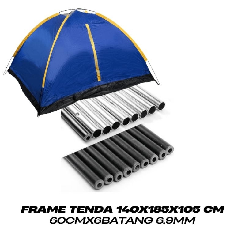 Jual Frame Tenda 60 cm (6 Batang) – Diameter 6.9 mm | Shopee Indonesia