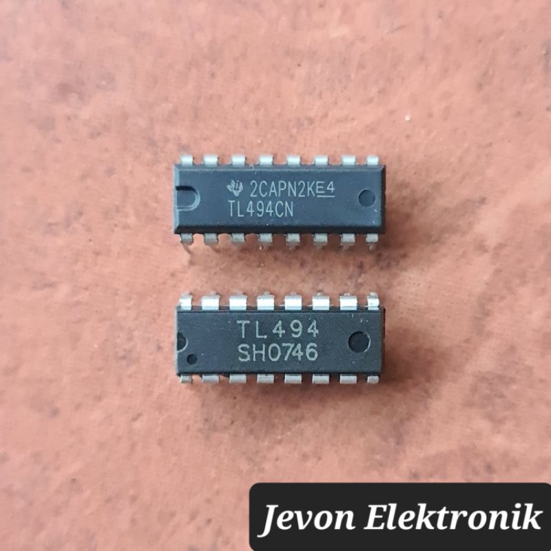 Jual IC TL494 Original Texas Transistor Inverter Control Circuit TL 494 CN Asli Ori TL494CN ...