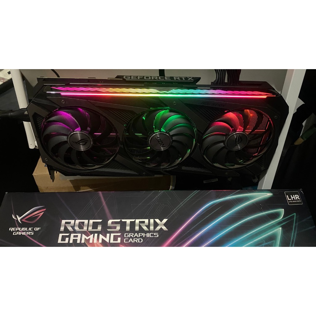 Jual VGA ASUS GeForce RTX 3060 Ti ROG Strix 8GB GDDR6 LHR | Shopee ...