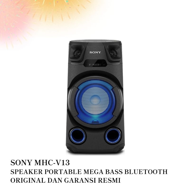 Jual SONY MHC V13 Speaker super bass speaker bluetooth speaker karaoke speaker portable mhcv13 ...