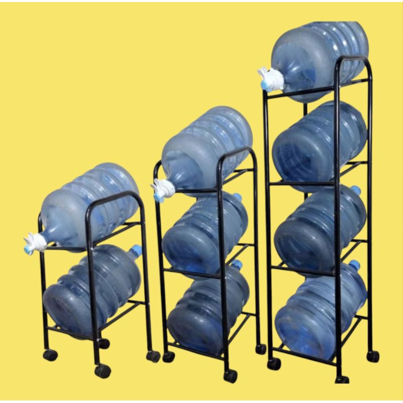 Jual Rak galon murah+kran+roda/galon miring/rak dispenser/ | Shopee ...