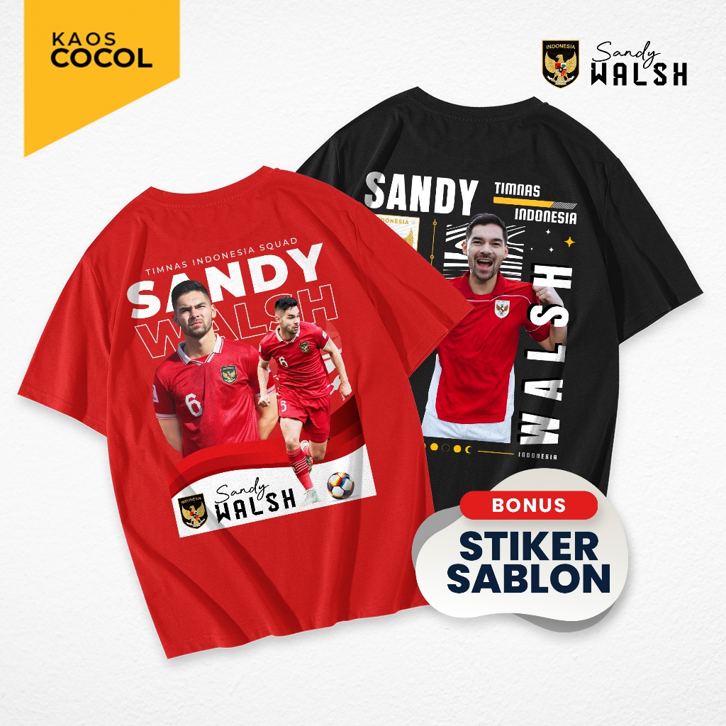 Jual Cocol Store - Kaos Timnas Squad Sandy Walsh | Shopee Indonesia