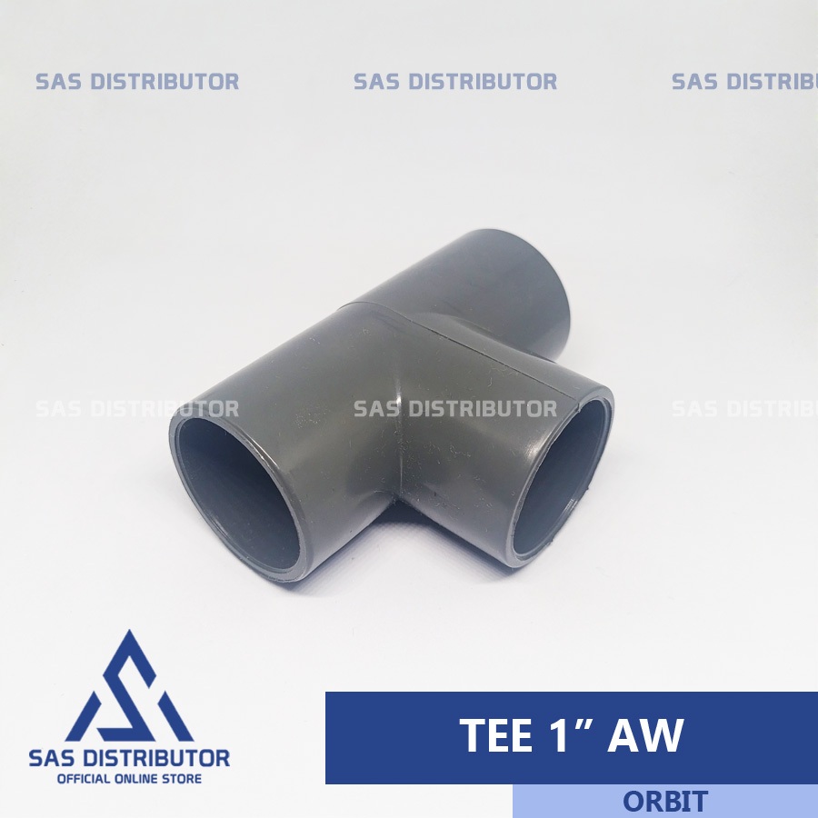 Jual Tee 1" inch AW Orbit / Tee 1" inch PVC / Leter T 1" inch AW / Tee ...