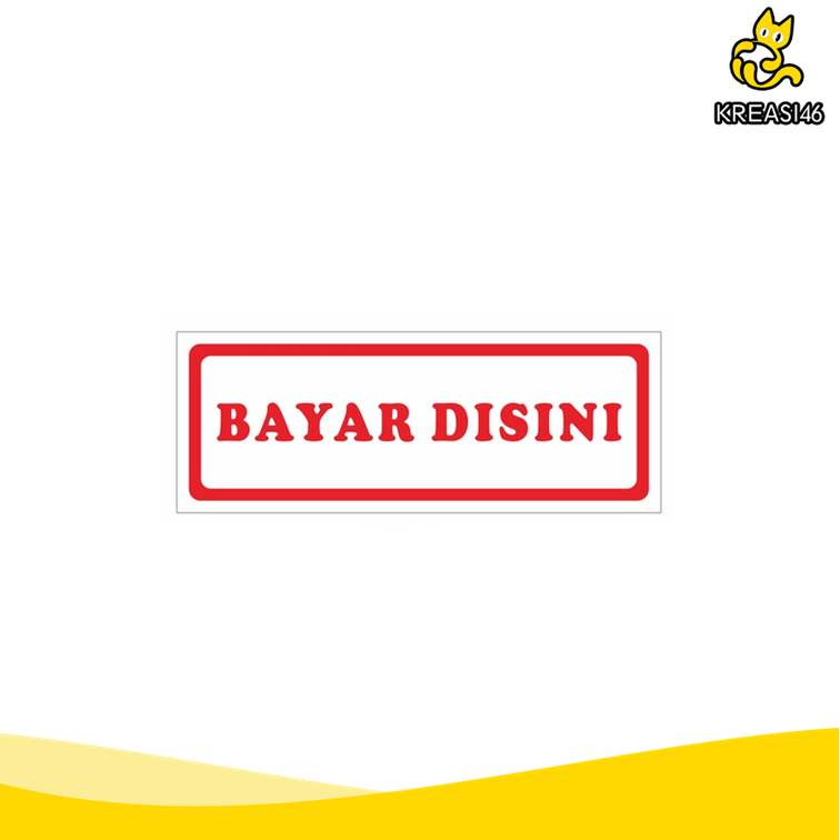Jual SIGN AKRILIK BAYAR DISINI SIGNAGE UKURAN 7,5CM X 20CM | Shopee ...