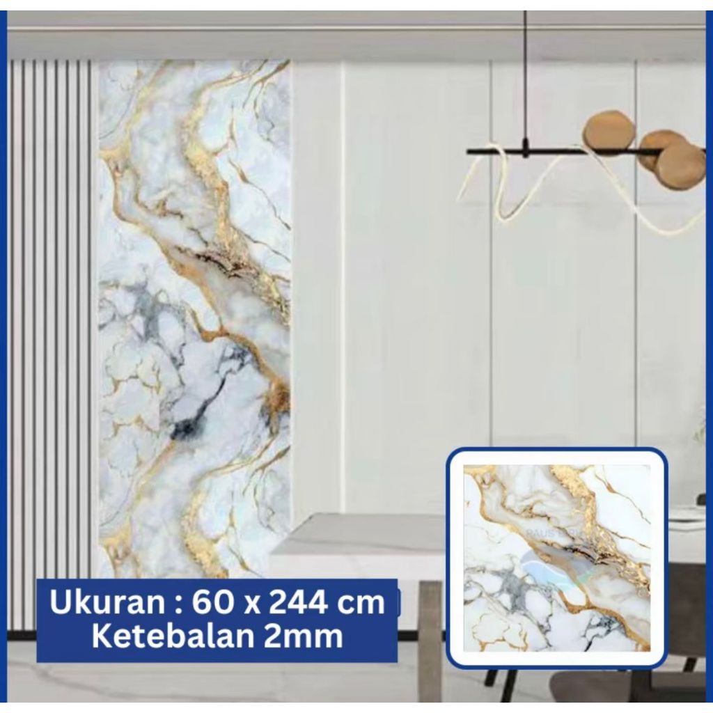 Jual Wallpaper vinyl marmer Dinding tempel aesthetic / Sticker dinding ...