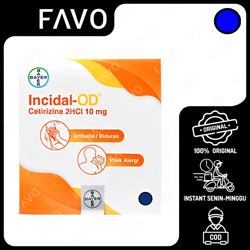 Jual Incidal-OD Obat Alergi - 4 Kapsul [BI] | Shopee Indonesia