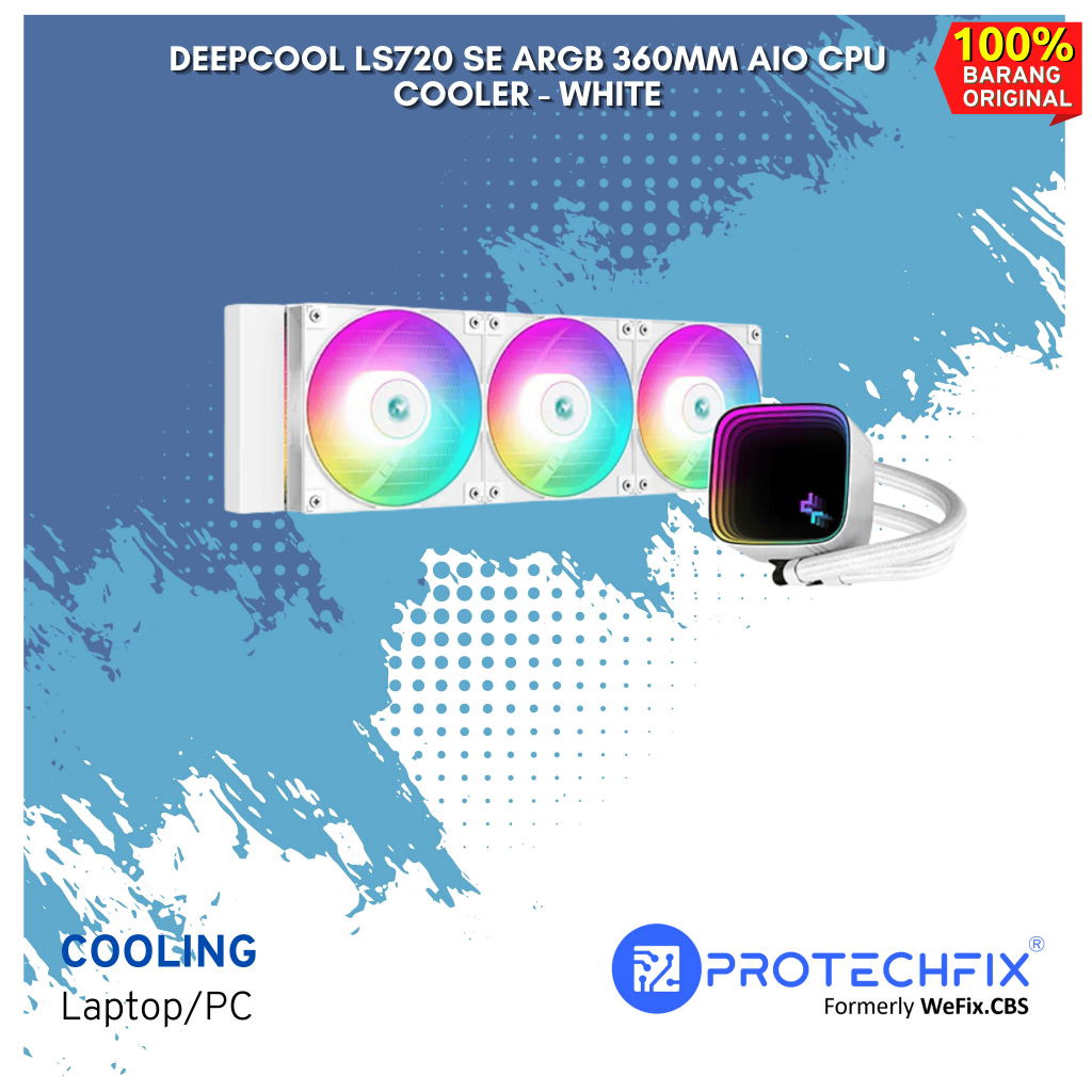 Jual Deepcool LS720 SE ARGB 360mm AIO CPU Cooler - white | Shopee Indonesia