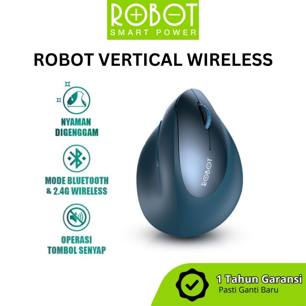 Jual ROBOT Dual Mouse - Mouse Wireless and Mouse Bluetooth Guru Master ...