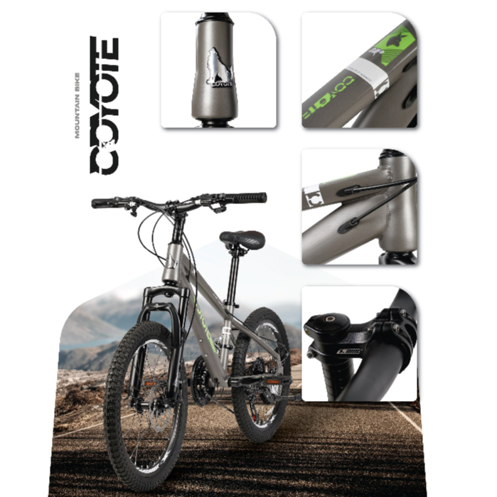 Jual Sepeda Gunung Anak Laki Element Coyote MTB 20x2.125 Inch 3x7 Speed ...