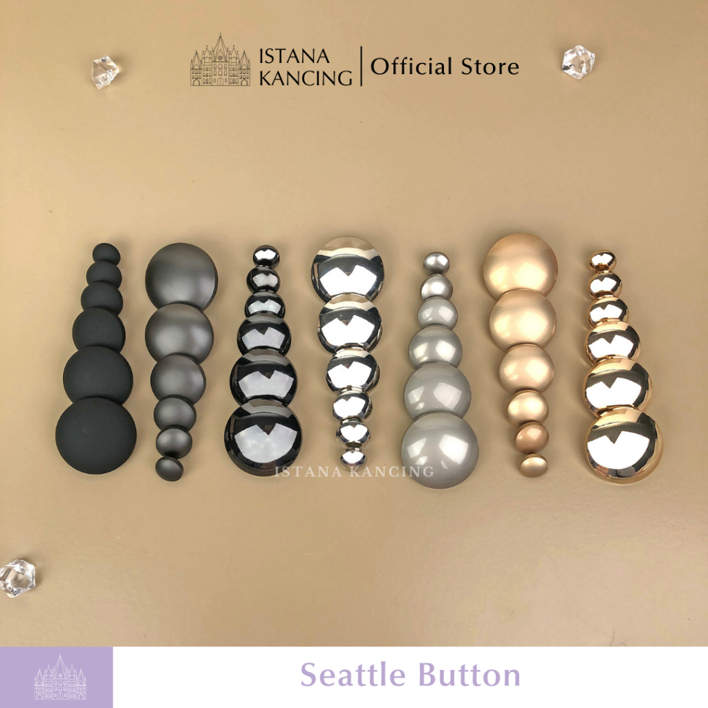 Jual Kancing Metal Premium Kancing Jamur Seattle 28mm 25mm 20mm 15mm 12 ...