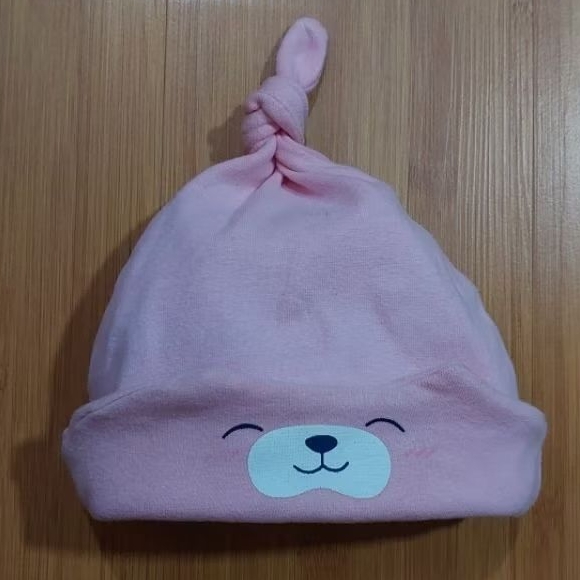 Jual Topi Kupluk Baby Motif Bear Cute Pink Import Bahan Premium Tebal ...