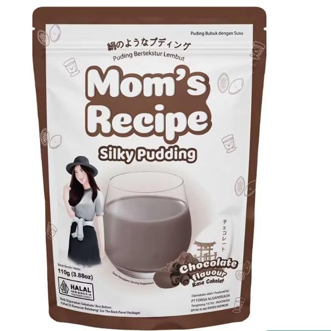 Jual mom's recipe silky puding bubuk chocolate 110g | Shopee Indonesia