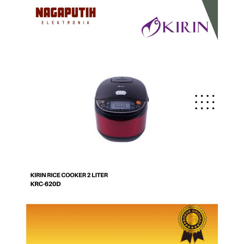 Jual KIRIN DIGITAL RICE COOKER 2 Liter KRC-620D | Shopee Indonesia