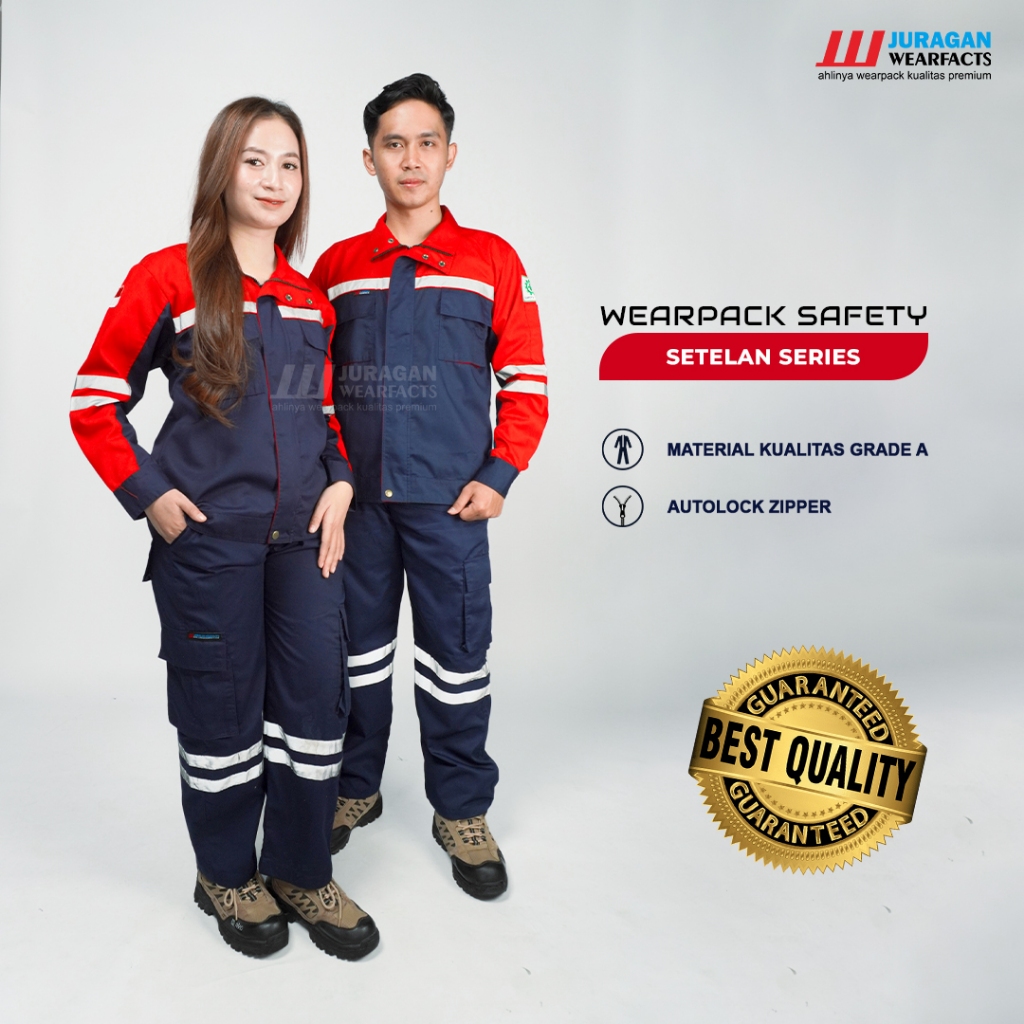 Jual Juragan Wearfacts - Wearpack Safety Setelan Atasan Warna Merah ...