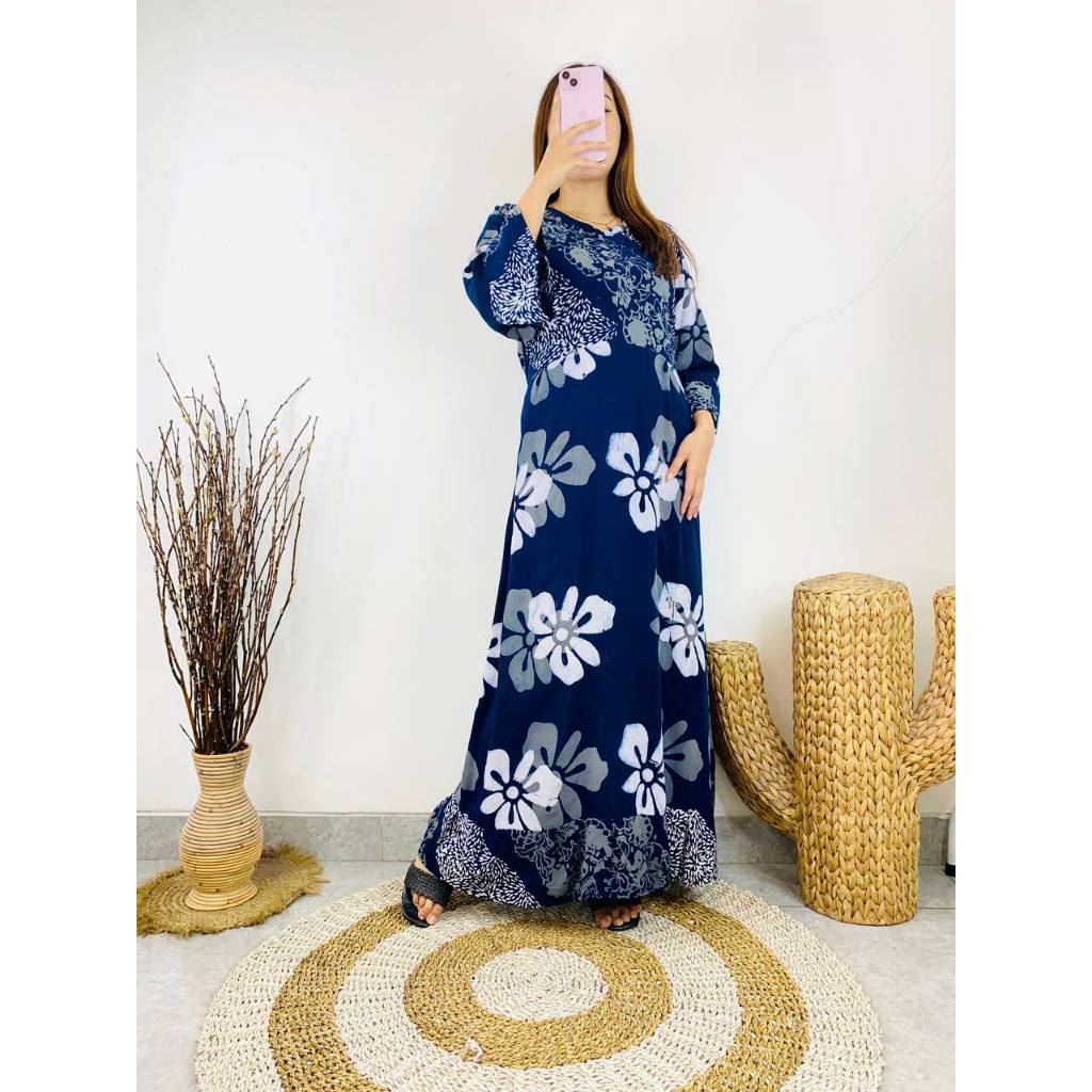 Jual Batik Benang Raja Longdress Maura Cap | Shopee Indonesia