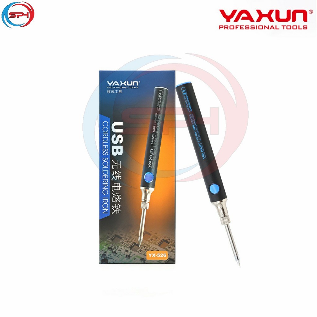 Jual SOLDER TANGAN USB PORTABLE YAXUN YX-526 Cordless Soldering Iron ...