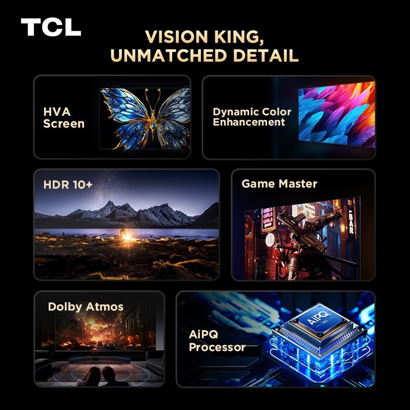 Jual [Next Gen QLED] TCL T6C - 4K Google TV - HVA Panel - HDR 10 ...