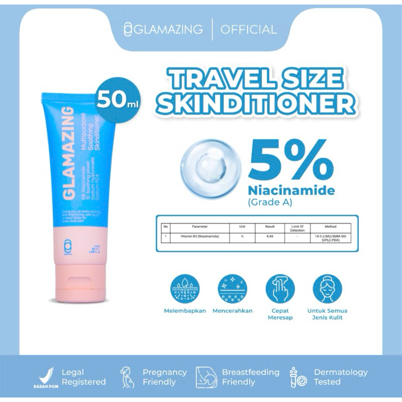 Jual [New] Glamazing Multipurpose soothing skinditioner 50ml | Shopee ...