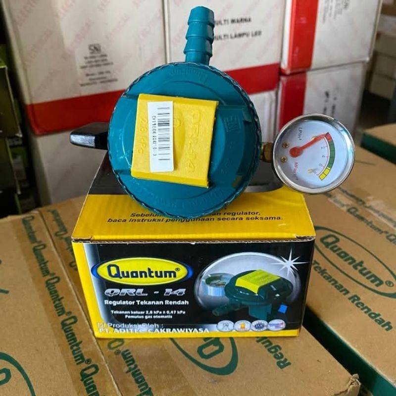 Jual quantum regulator gas QRL 14 gas tekanan rendah SNI | Shopee Indonesia