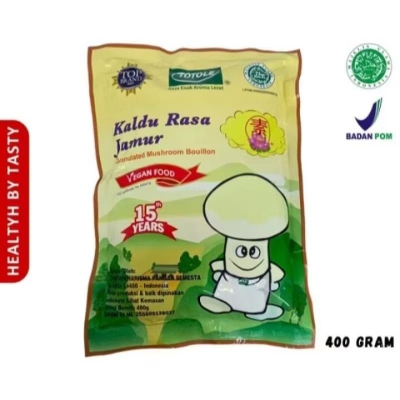 Jual Totole Kaldu Rasa Jamur / Mushroom Seasoning - 400 gram [VEGAN ...