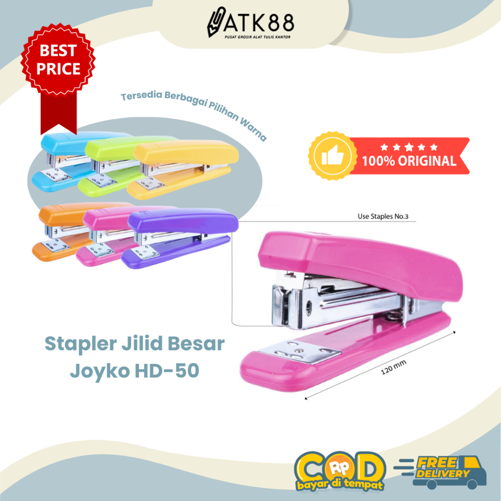 Jual [ATK88] Stapler HD-50 Joyko - Jepretan Hekter Jilid Kertas Besar | Shopee Indonesia