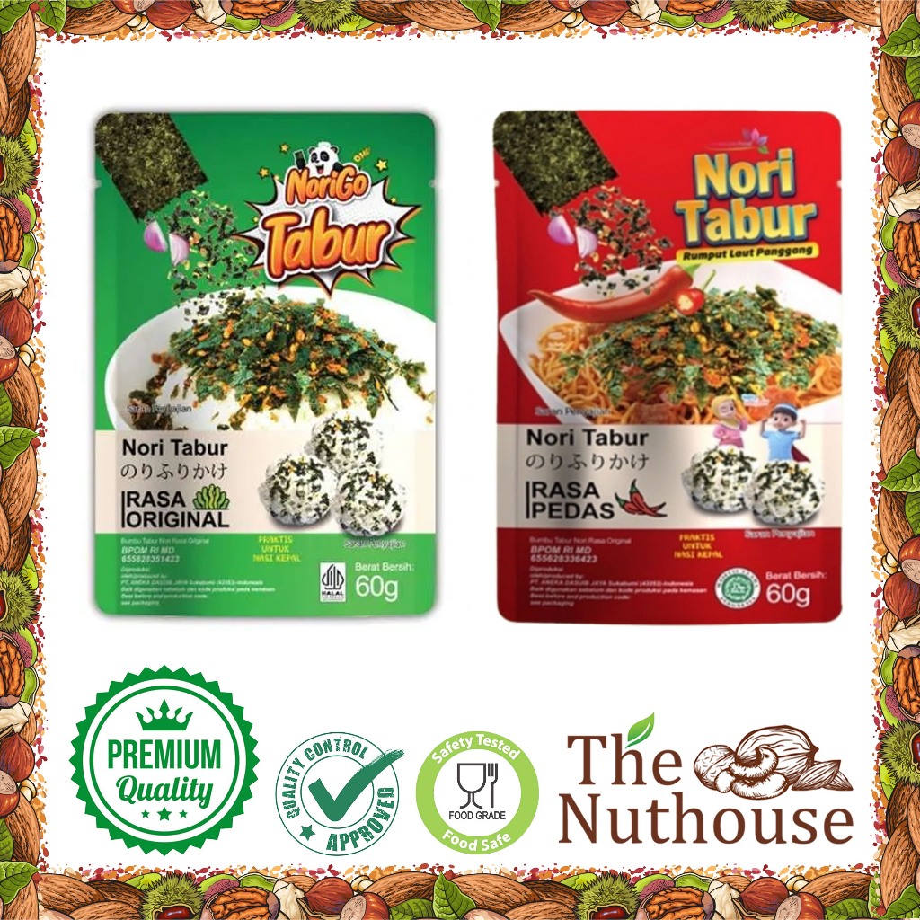 Jual Nori Tabur POUCH Rumput Laut Panggang Nori Go - Rasa Original ...