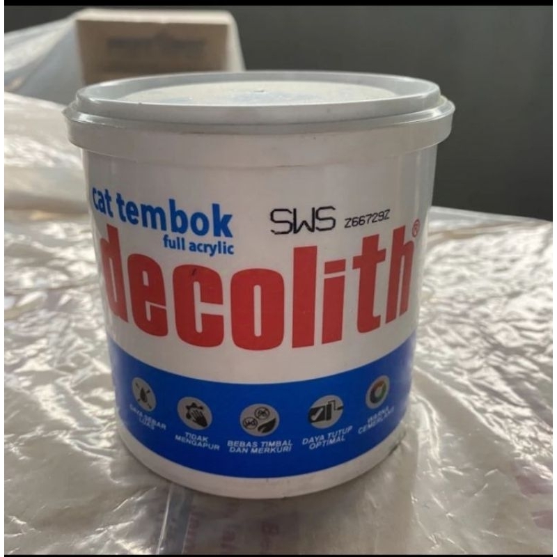 Jual WARNA AGUNG CAT TEMBOK DECOLITH 1KG | Shopee Indonesia