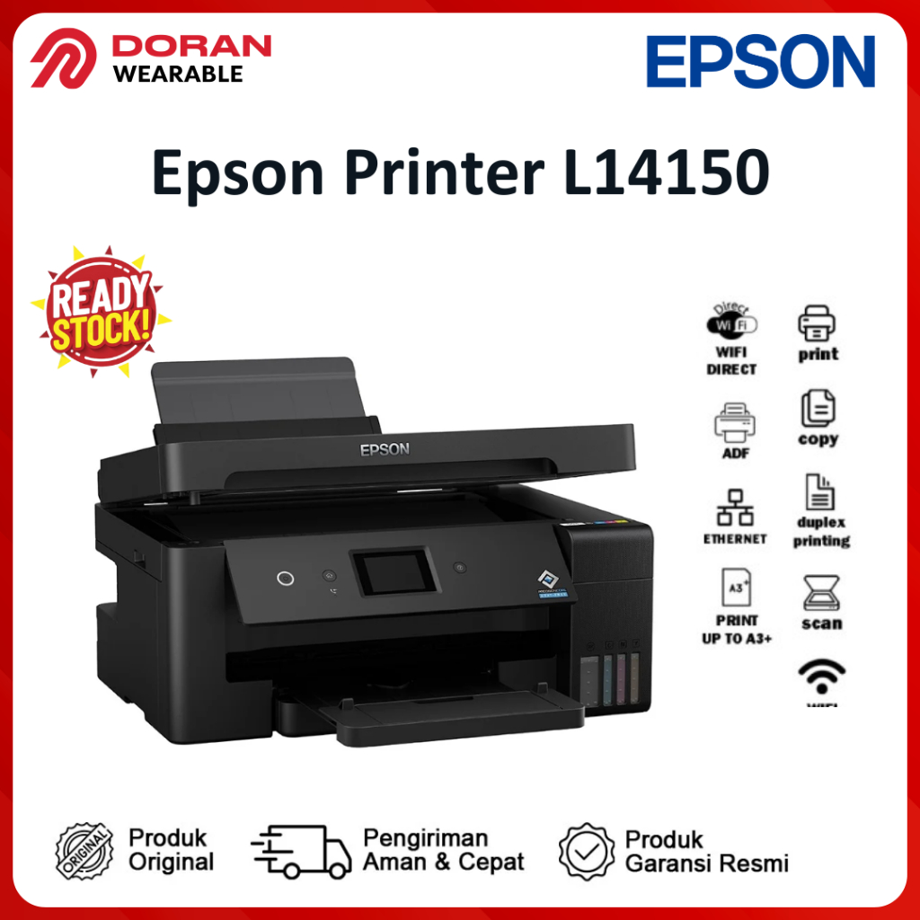 Jual Epson Printer | Printer Epson L14150 L 14150 Print A3+ Scan Copy ...