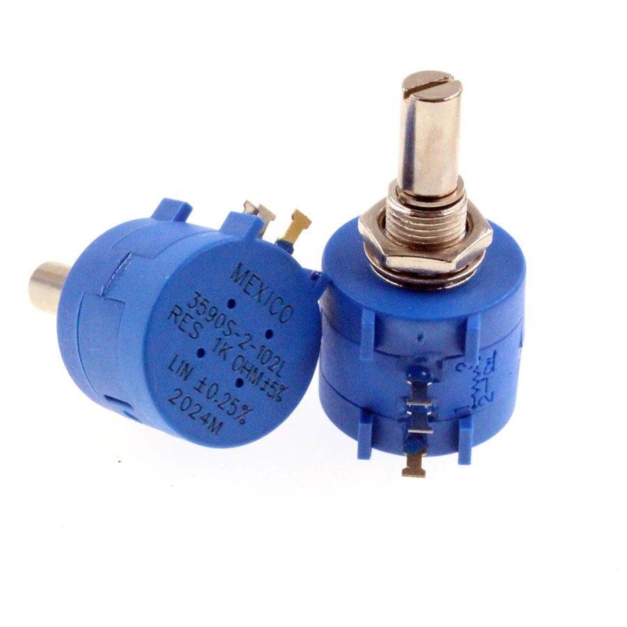 Jual GARANSI READY 1K OHM POTENSIO BOURNS MEXICO MULTITURNS 3590S-2 ...