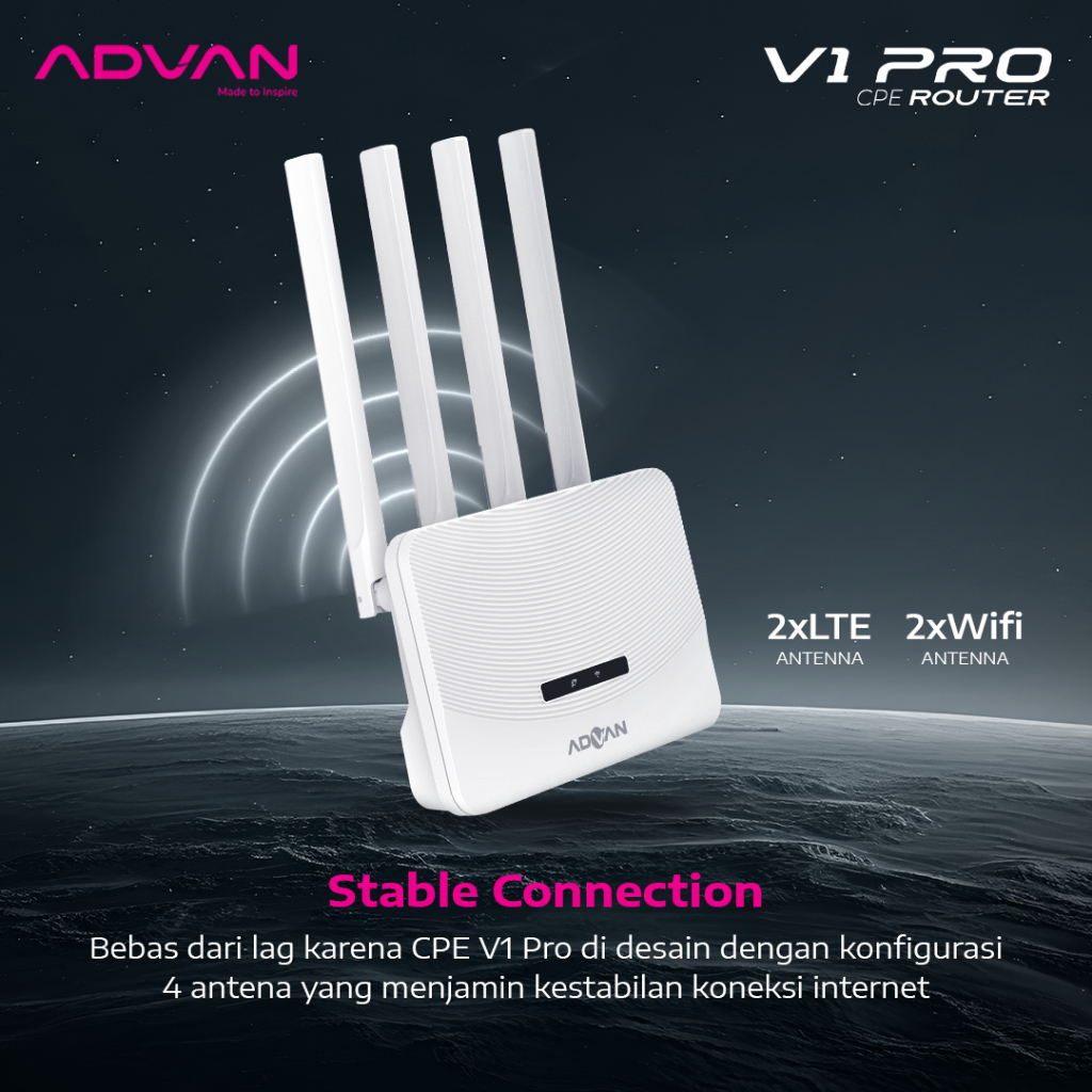 Jual ADVAN CPE V1 Pro Modem + Wifi + Router + 4G LTE Unlock All ...