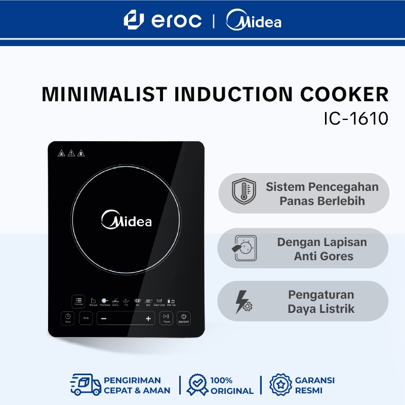 Jual Midea Kompor Induksi - 8 fungsi pengaturan - Induction Cooker ...